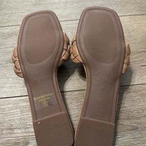 TOP Moda | Shoes | Nwot Top Moda Tan Braided Strap Sandals | Poshmark